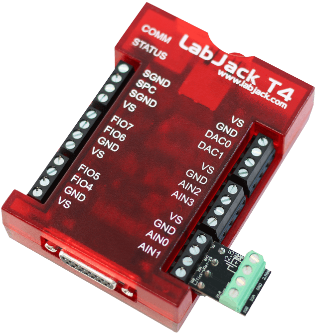 LabJack T4 | Low‑Cost USB/Ethernet Multifunction DAQ