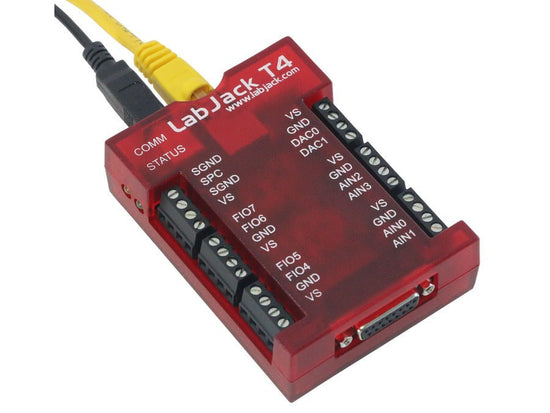 LabJack T4 | Low‑Cost USB/Ethernet Multifunction DAQ