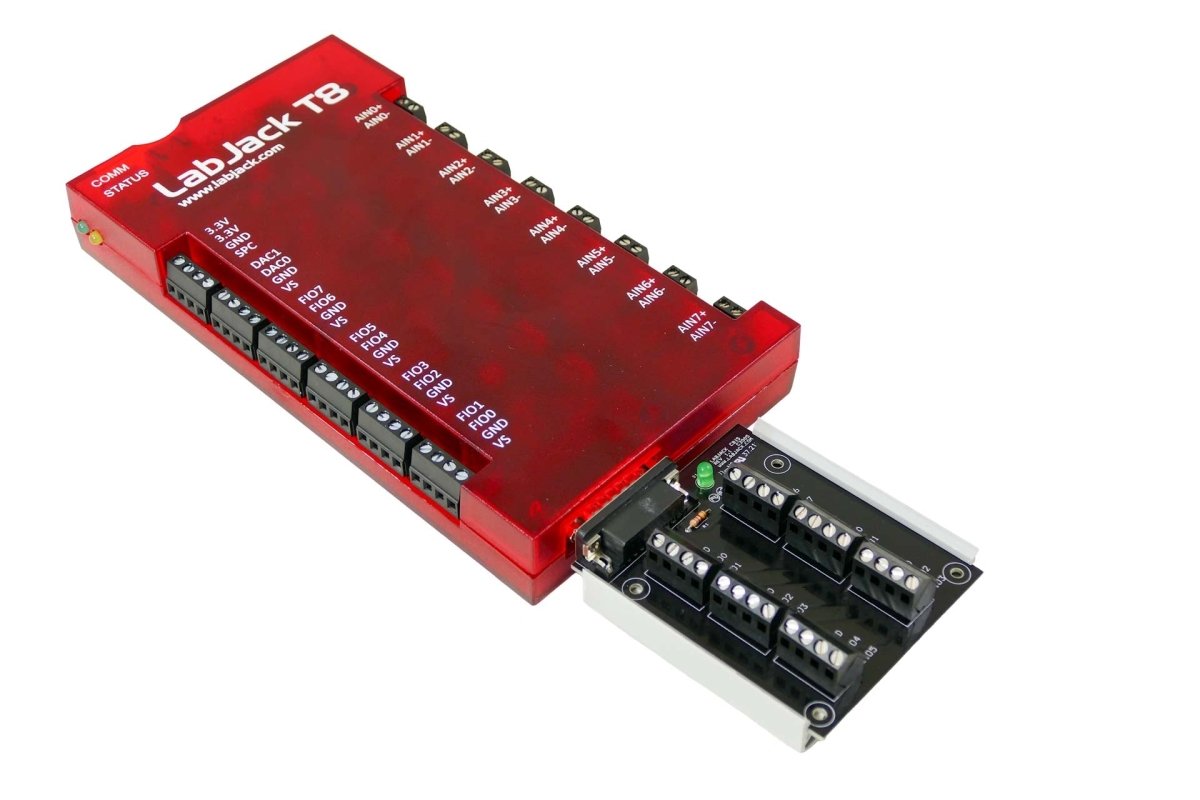 LabJack T8 | USB/Ethernet DAQ with Isolated, Simultaneous 24-bit Inputs