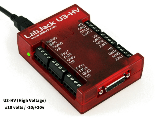 LabJack U3-HV-Multifunction USB Data Acquisition Module Analog I/O