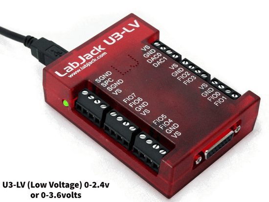LabJack U3-LV Low Voltage Analog and GPIO Data Acquisition System